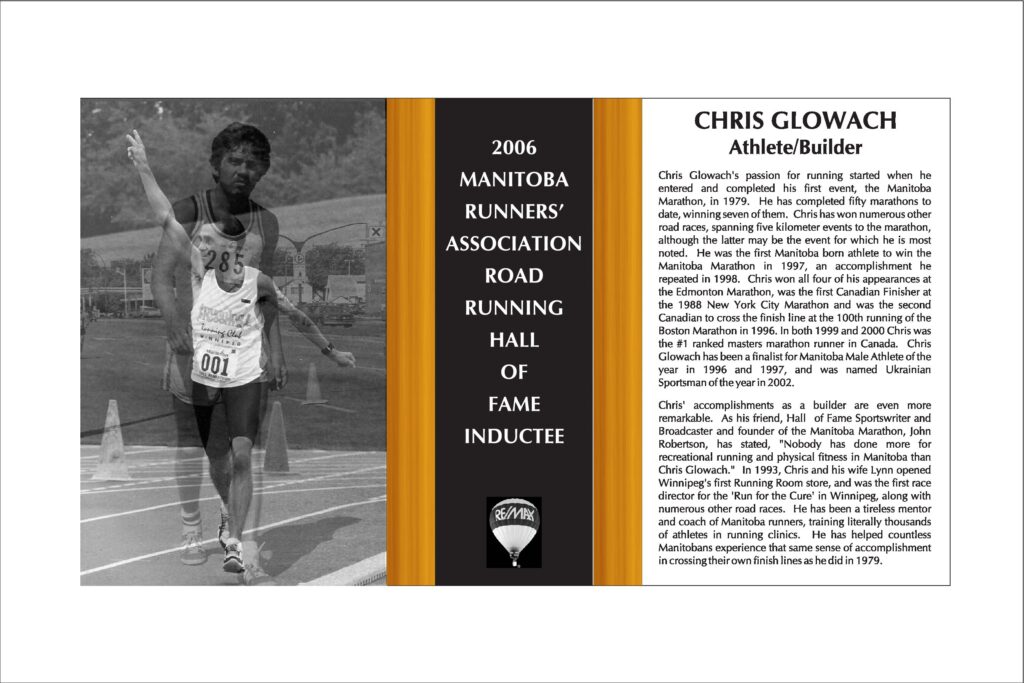 Chris Glowach – Manitoba Runners' Association