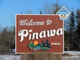 2022 Pinawa Marathon town logo – Manitoba Runners' Association